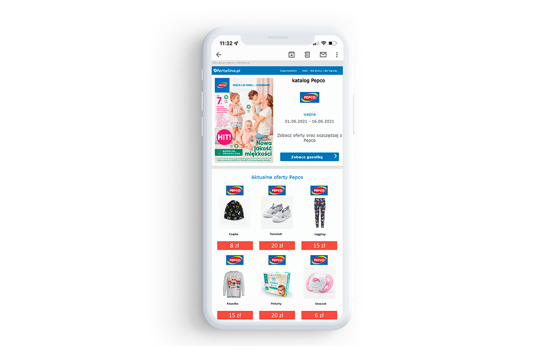 UDANA CYFROWA KAMPANIA DLA PEPCO W OFERTOLINO.PL - Offerista